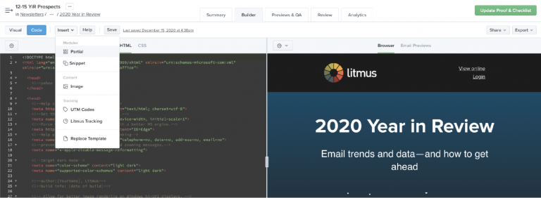 Email Partials: Create and Manage Dynamic Code Blocks Easily - Litmus