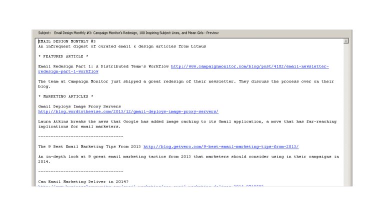 Why Plain Text Emails Still Work & How to Use Them - Litmus