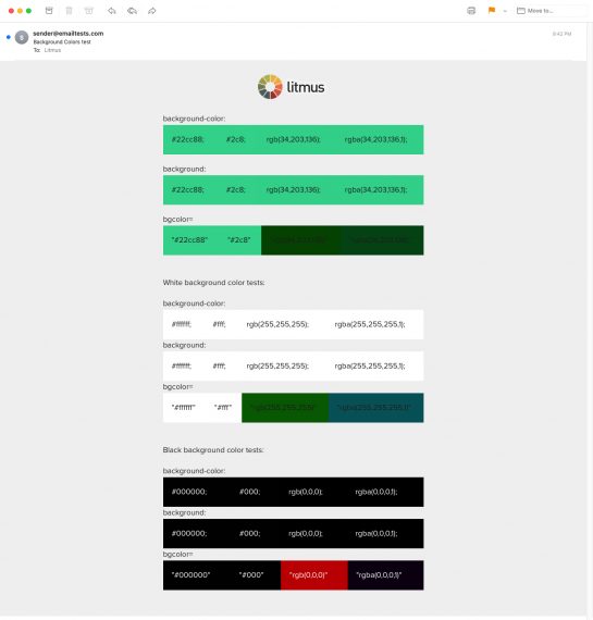HTML email background color: The best way to code them - Litmus