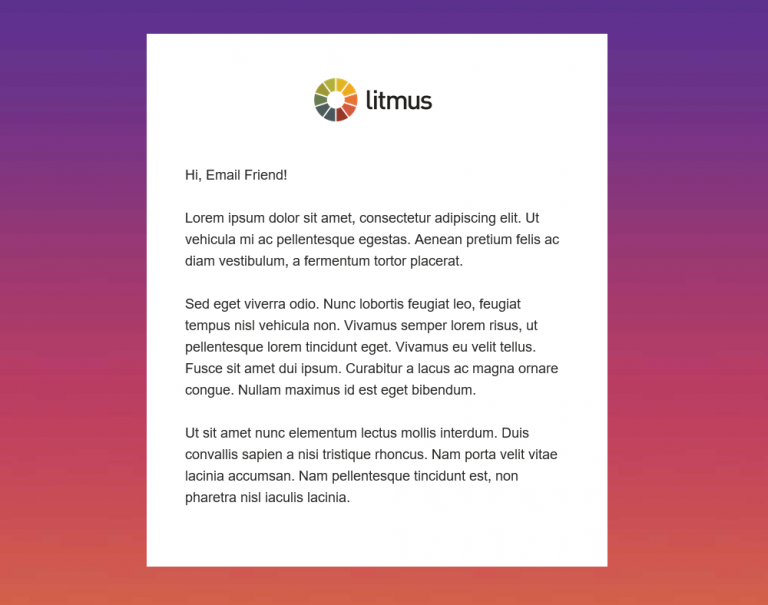 HTML email background color: The best way to code them - Litmus