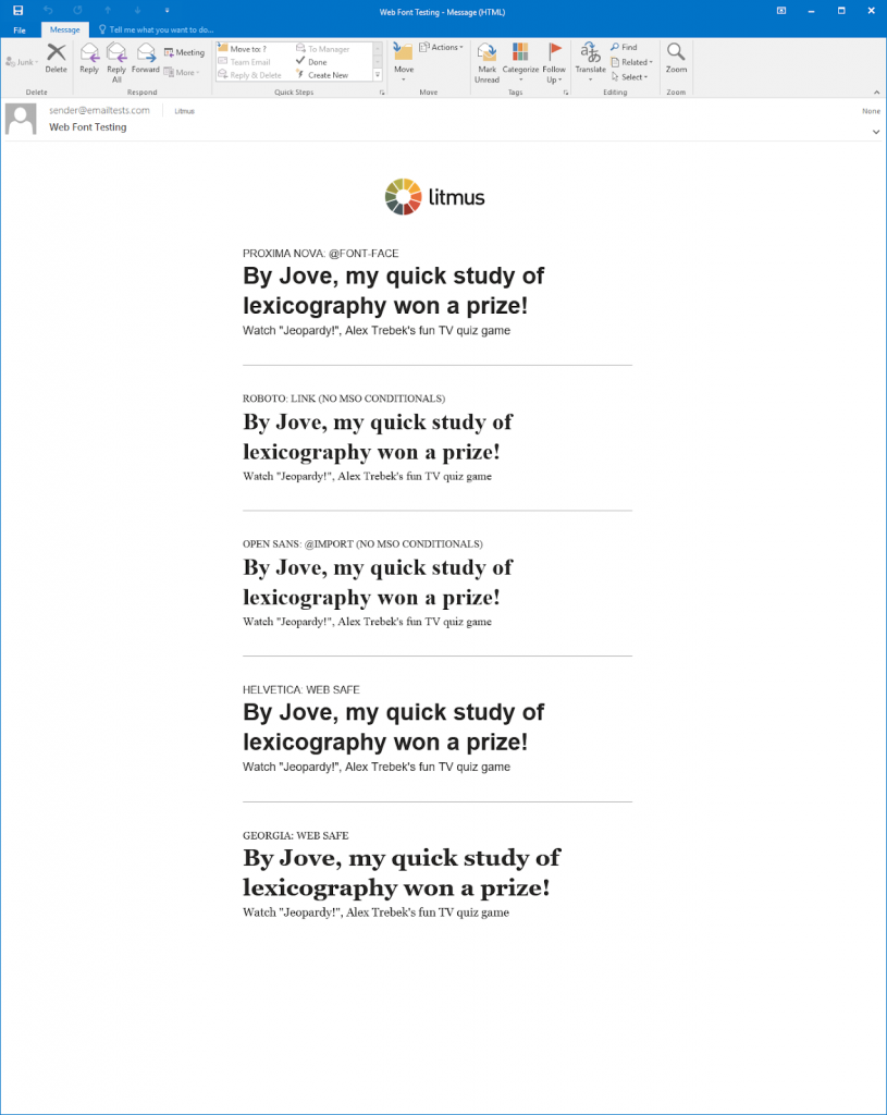 Web Fonts: How to Make Them Work Perfectly in Email | Litmus