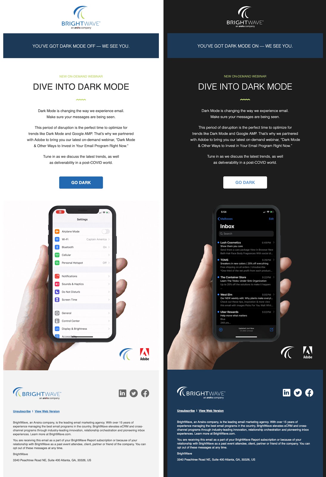 Dark Mode’s rise: Should your emails always be dark? - Litmus