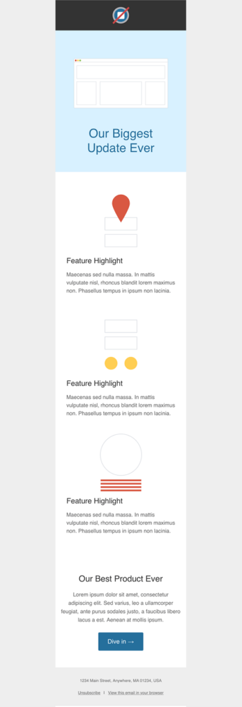 Free New Product Launch Email Template | Litmus
