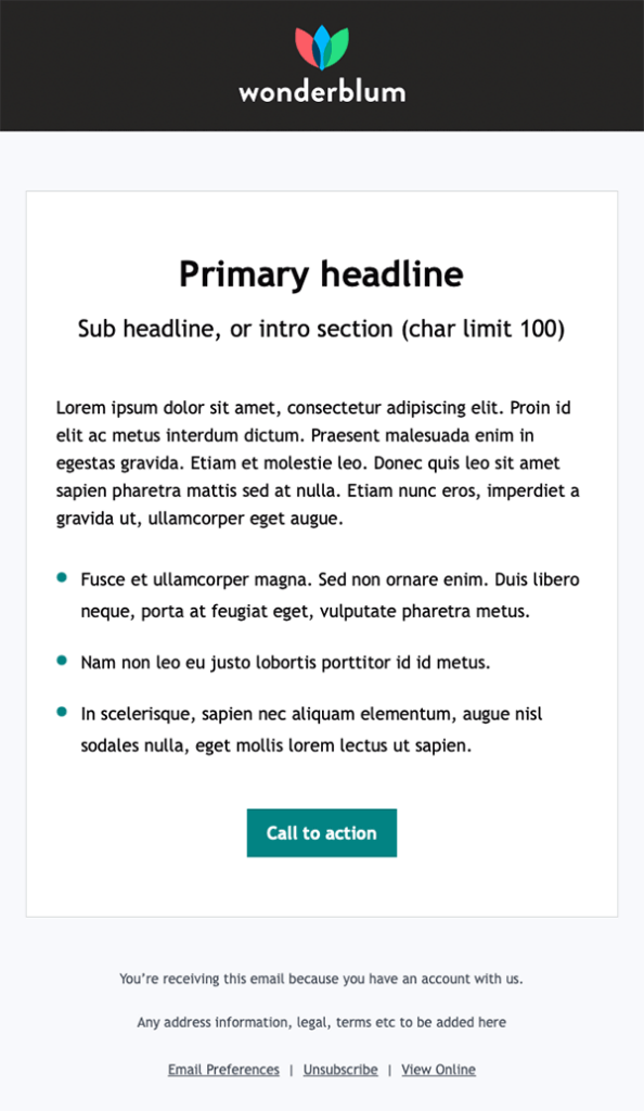 Free Transactional Email Template | Litmus