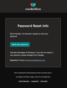 Free Password Reset Email Template | Litmus