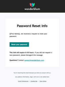 Free Password Reset Email Template | Litmus